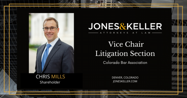 Christopher Mills Assumes Vice-Chair, Litigation Section at COBAR ...